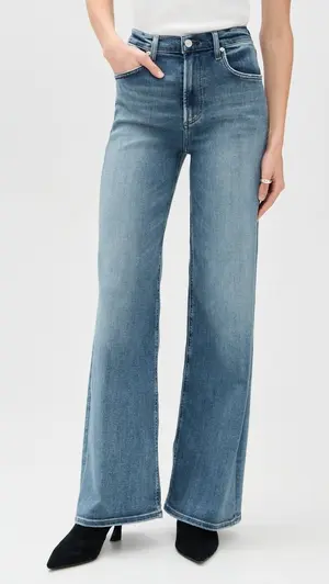 Citizens Of Humanity Lyra Long Wide-leg Jeans - Cooper