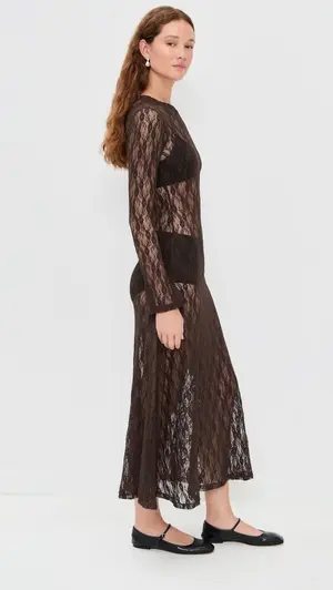 LE BOP Hattie Lace Maxi Dress