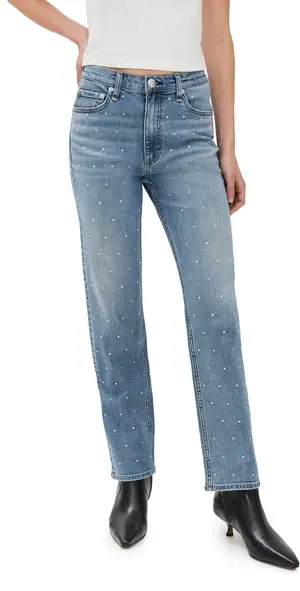 Rag & Bone Harlow Ankle Straight Jeans