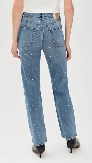 Rag & Bone Harlow Ankle Straight Jeans