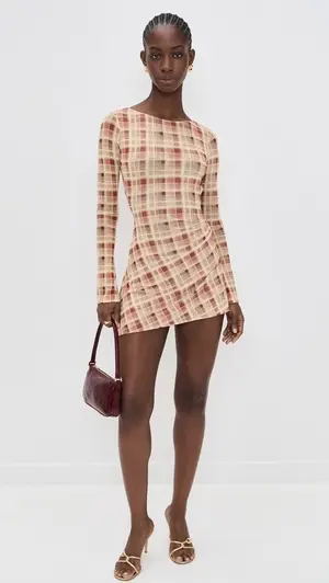 RESA Mia Plaid Mini Dress
