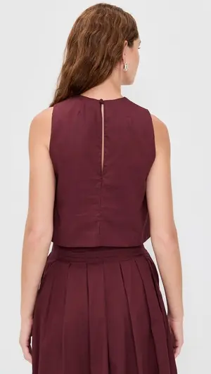 DRESS TO Cotton Blouse With Foliage Embroidery