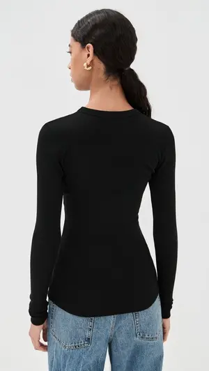 RÓHE Fine Merino Long Sleeve Top