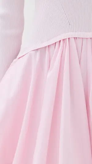 Simkhai Kenlie Long Sleeve Midi Dress - Blush