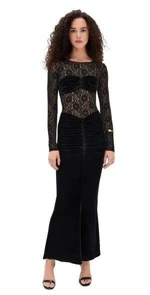 Bardot Long Sleeve Evening Dresses