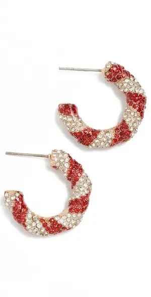Baublebar Peppermint Hoop Earrings