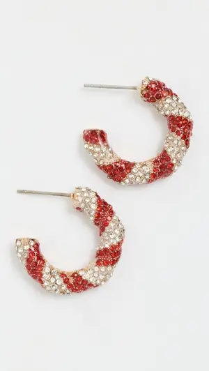Baublebar Peppermint Hoop Earrings