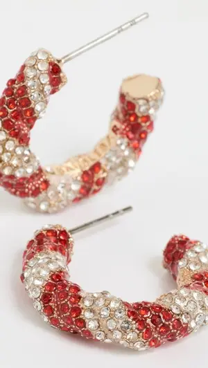 Baublebar Peppermint Hoop Earrings
