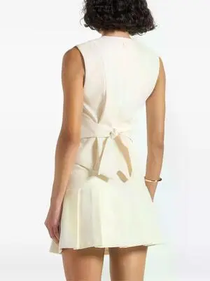 Manière De Voir Maniere De Voir Christine Tailored Belted Waistcoat - Neutrals