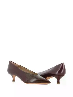 Le Monde Beryl 40mm Babouche Pointed Pumps - Brown