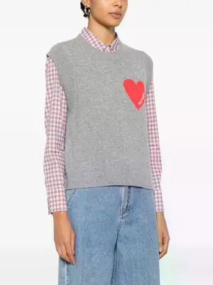 From Future Heart-motif Sleeveless Vest