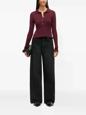 GANNI Buttoned Collar Knitwear