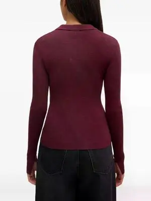 GANNI Buttoned Collar Knitwear