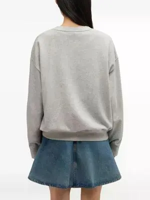 GANNI Organic Cotton Graphic Print Sweatshirt