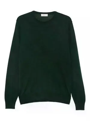 FERRANTE Crew-neck Sweater - Green