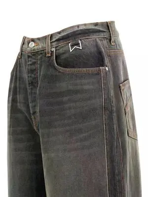 Rhude Whiskering-effect Jeans