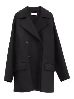 THE ROW Double-breasted Wool Coat