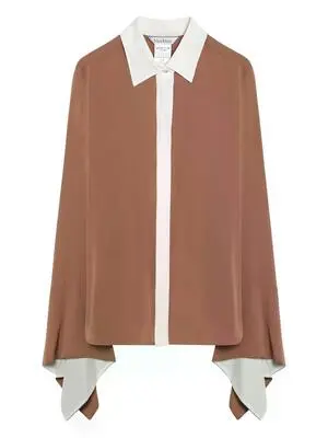 Max Mara Long-sleeve Color-block Shirt