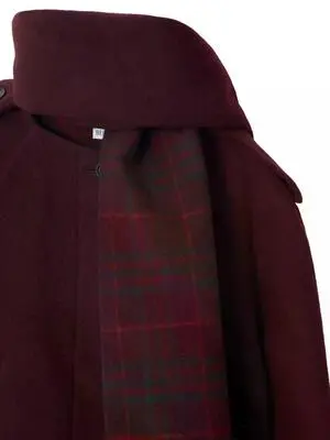 Burberry Detachable Scarf Wool Jacket