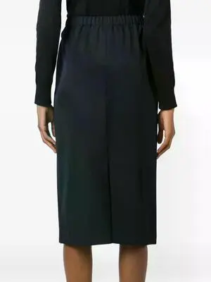 Comme Des Garçons Elasticated-waistband Midi Skirt