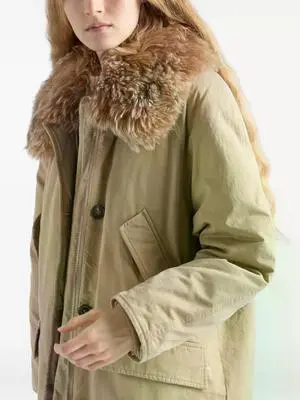 Prada Shearling-collar Jacket - Neutrals