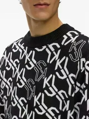 Karl Lagerfeld Monogram-pattern Sweater