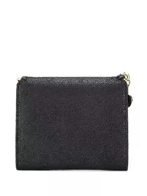 Stella McCartney Chain Flap Wallet - Black