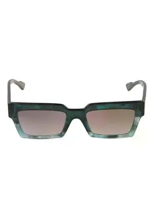 KADOR Square-frame Sunglasses With Tinted Lenses - Green