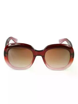 KADOR Brigitte Round-frame Sunglasses - Red