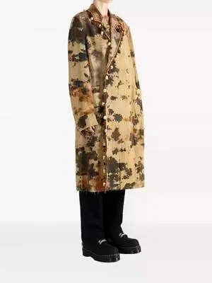 COMMUNS Double-breasted Scalloped Coat