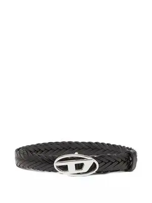 DIESEL® B-1dr 20 Braided Belt - Black