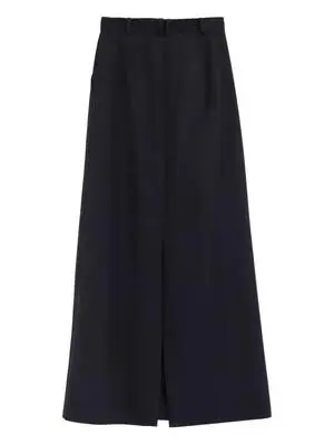 THE ROW Slit Maxi Skirt - Blue