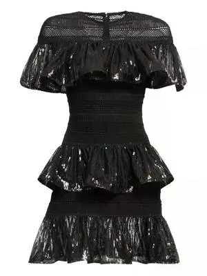 Elie Saab Ruffled Mini Dress