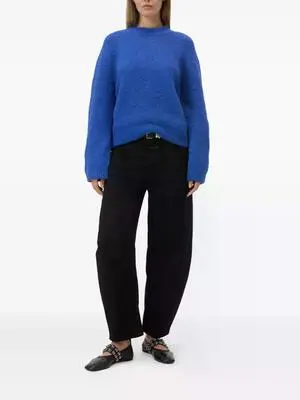 Closed Crew-neck Long-sleeve Sweater