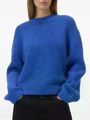 Closed Crew-neck Long-sleeve Sweater