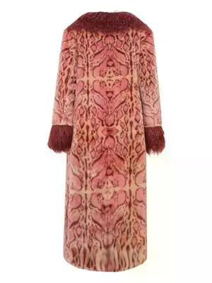 UNREAL FUR Cuvée Rosé Faux Fur Coat