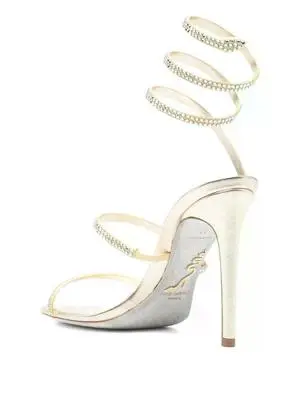Rene Caovilla 105mm Cleo Spiral Heeled Sandals