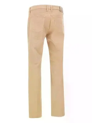 JECKERSON John Five-pocket Jeans With Logo Patch - Neutrals