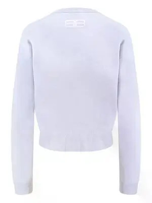 Balenciaga Logo-detail Crew-neck Sweater