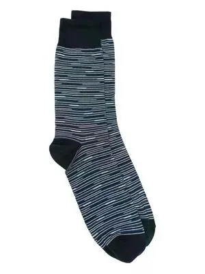 Missoni Patterned Socks - Blue