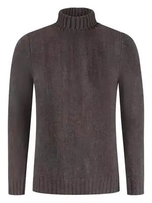 Fedeli Roll-neck Sweater - Brown