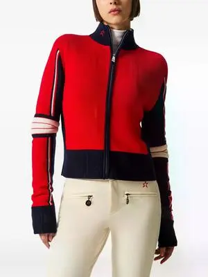 Perfect Moment Star-detail Zip-up Cardigan