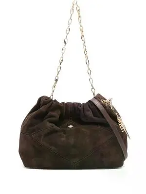 Ba&sh Mini June Suede Tote Bag - Brown