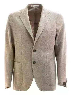 Tagliatore Notched Lapels Patch Pockets Jacket
