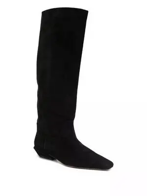 Paris Texas 25mm Bettina Pointed-toe Boots - Black