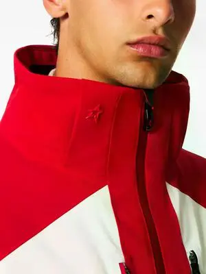 Perfect Moment Zipped Hooded Jacket - Red
