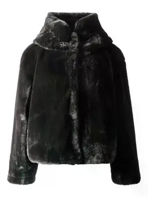 Perfect Moment Faux Fur Hooded Jacket - Black