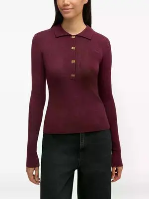 GANNI Buttoned Collar Knitwear