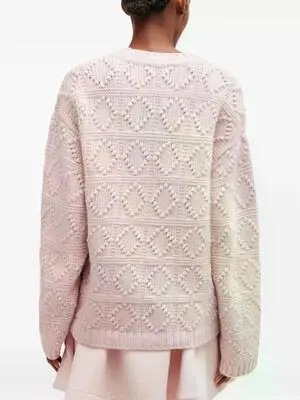 GANNI Textured Sweater