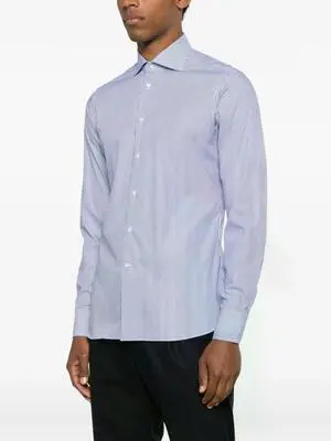 BORRIELLO NAPOLI Striped Cotton Shirt